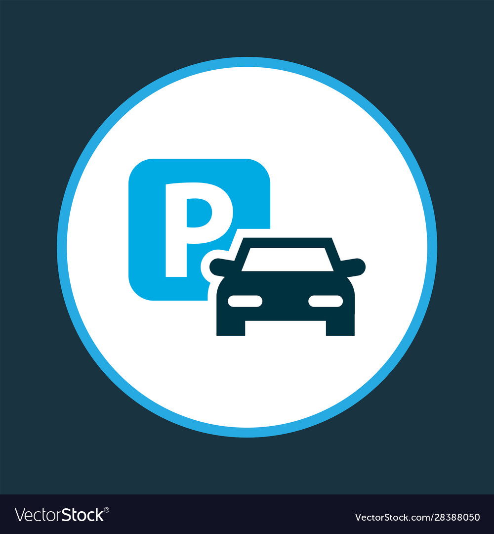 Sign icon colored symbol premium quality isolated Vector Image