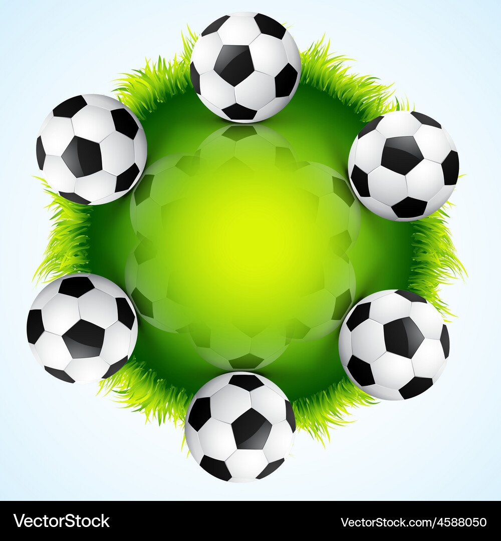 Stylish football Royalty Free Vector Image - VectorStock