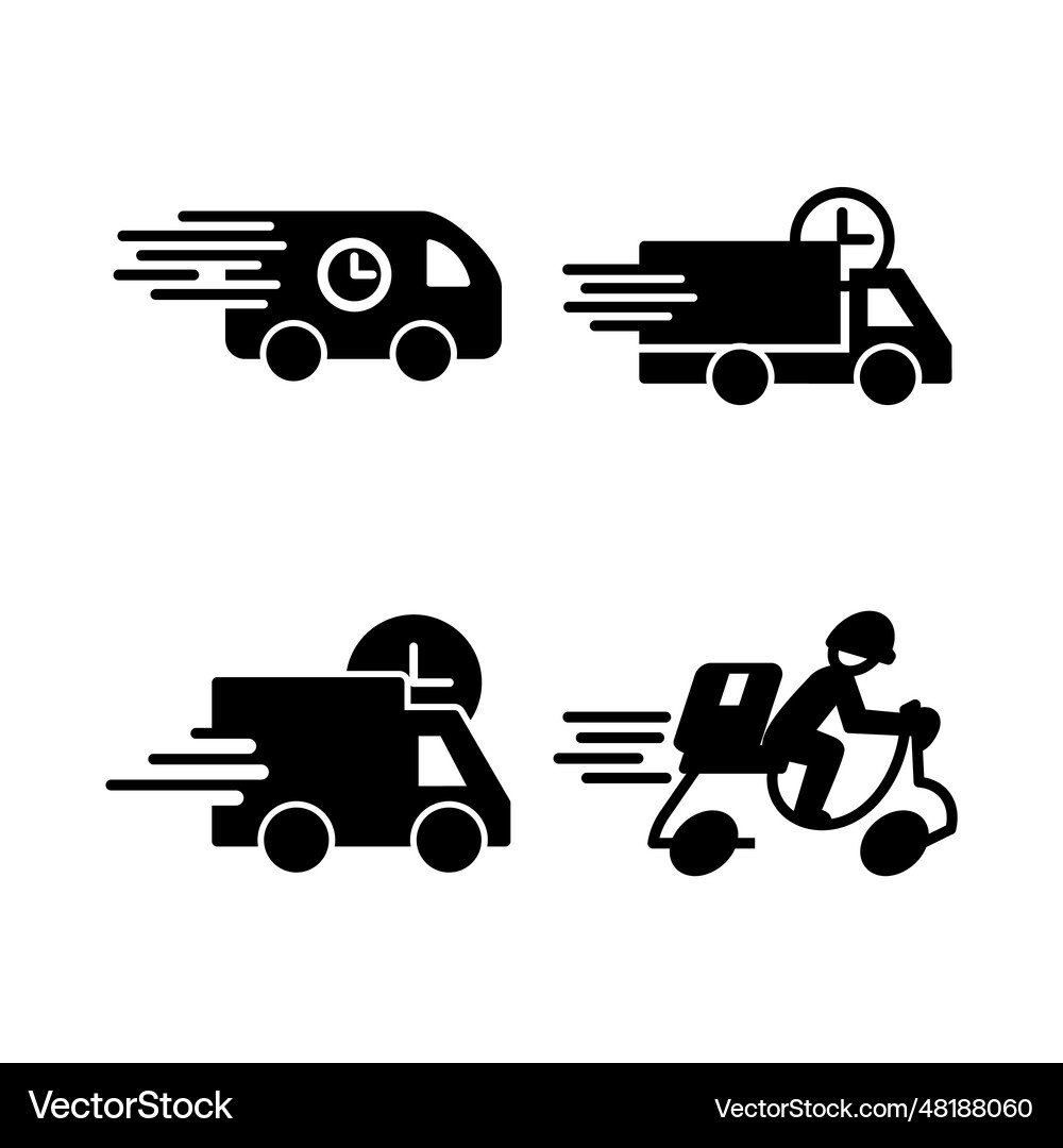 Delivery icon shipping fast delivery icon Vector Image