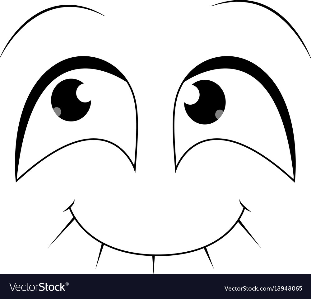 Abstract expression face Royalty Free Vector Image