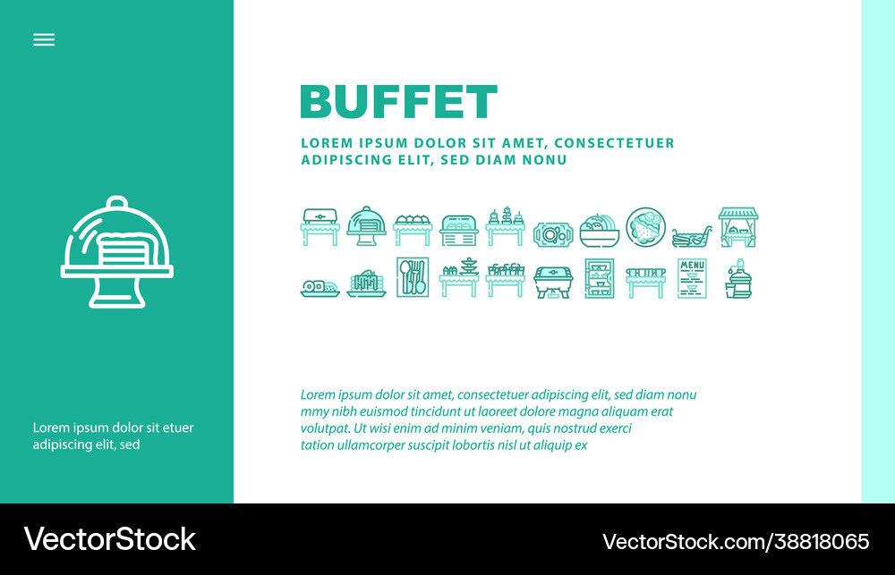 Accounting and finance landing header Royalty Free Vector