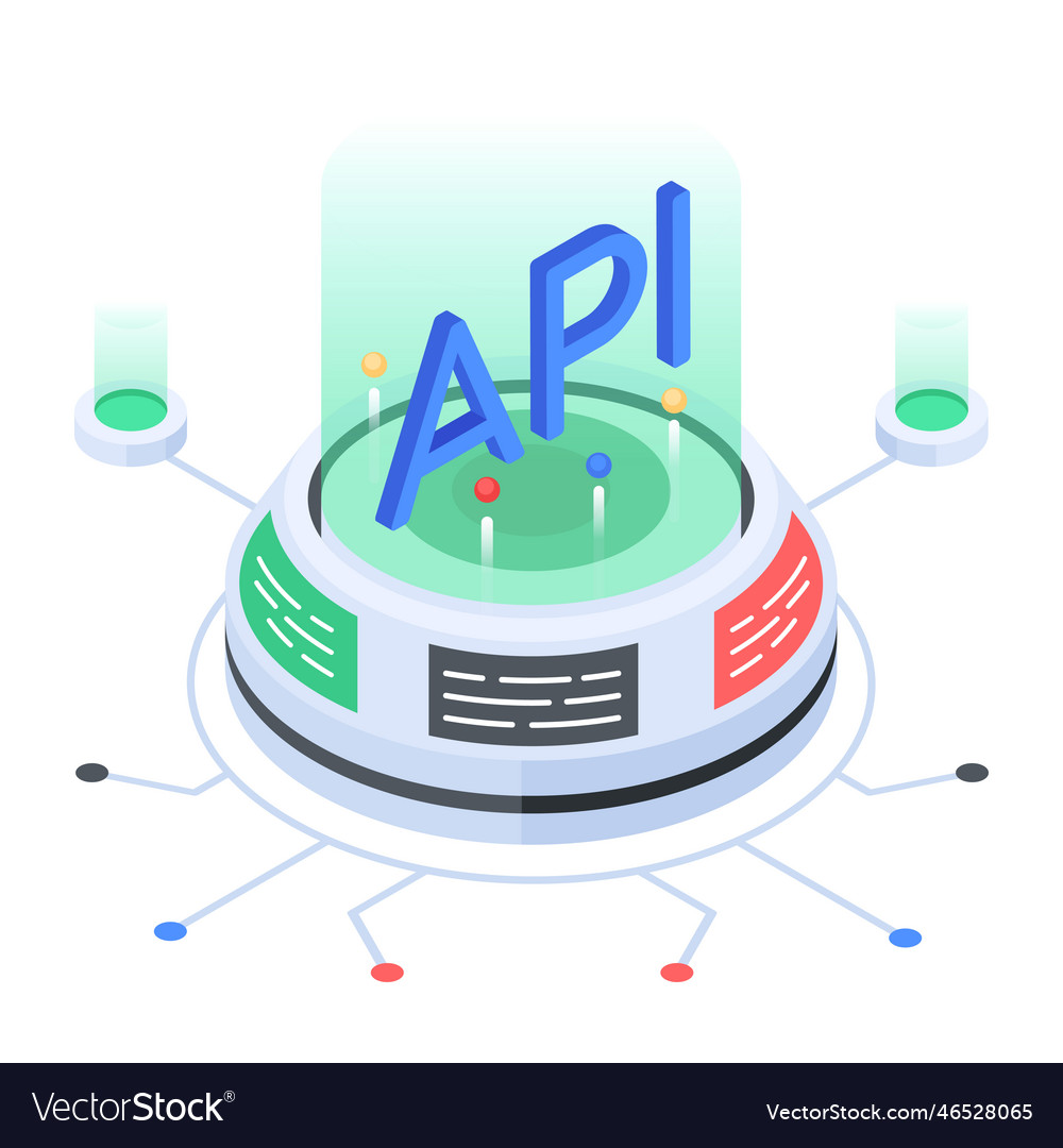 Api technology Royalty Free Vector Image - VectorStock