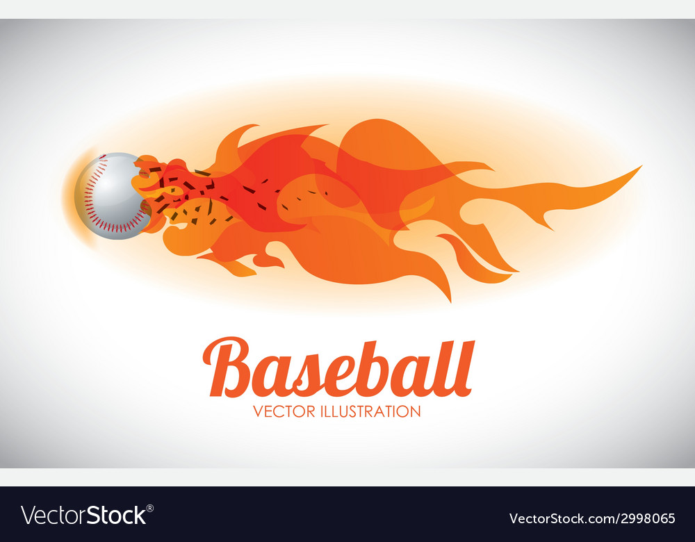 Baseball design Royalty Free Vector Image - VectorStock