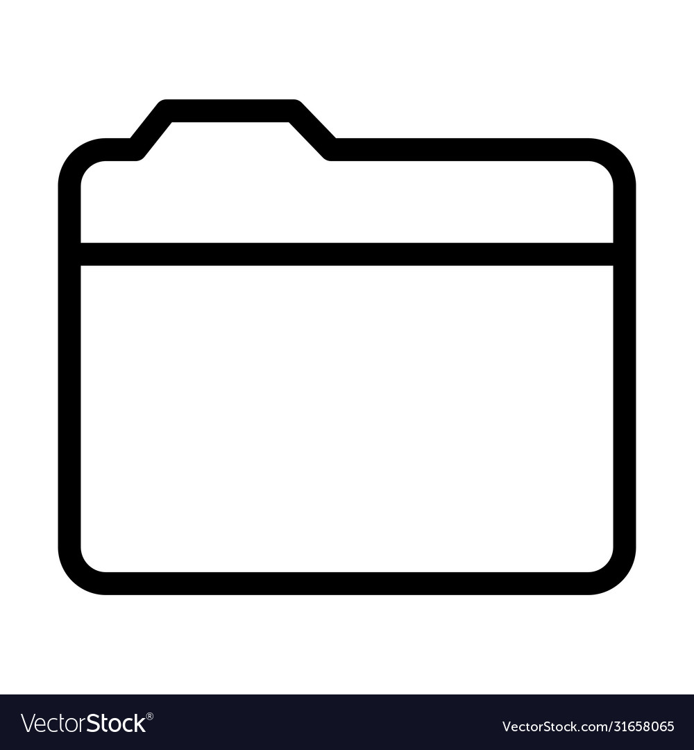 Interface user ui concept document folder icon Vector Image