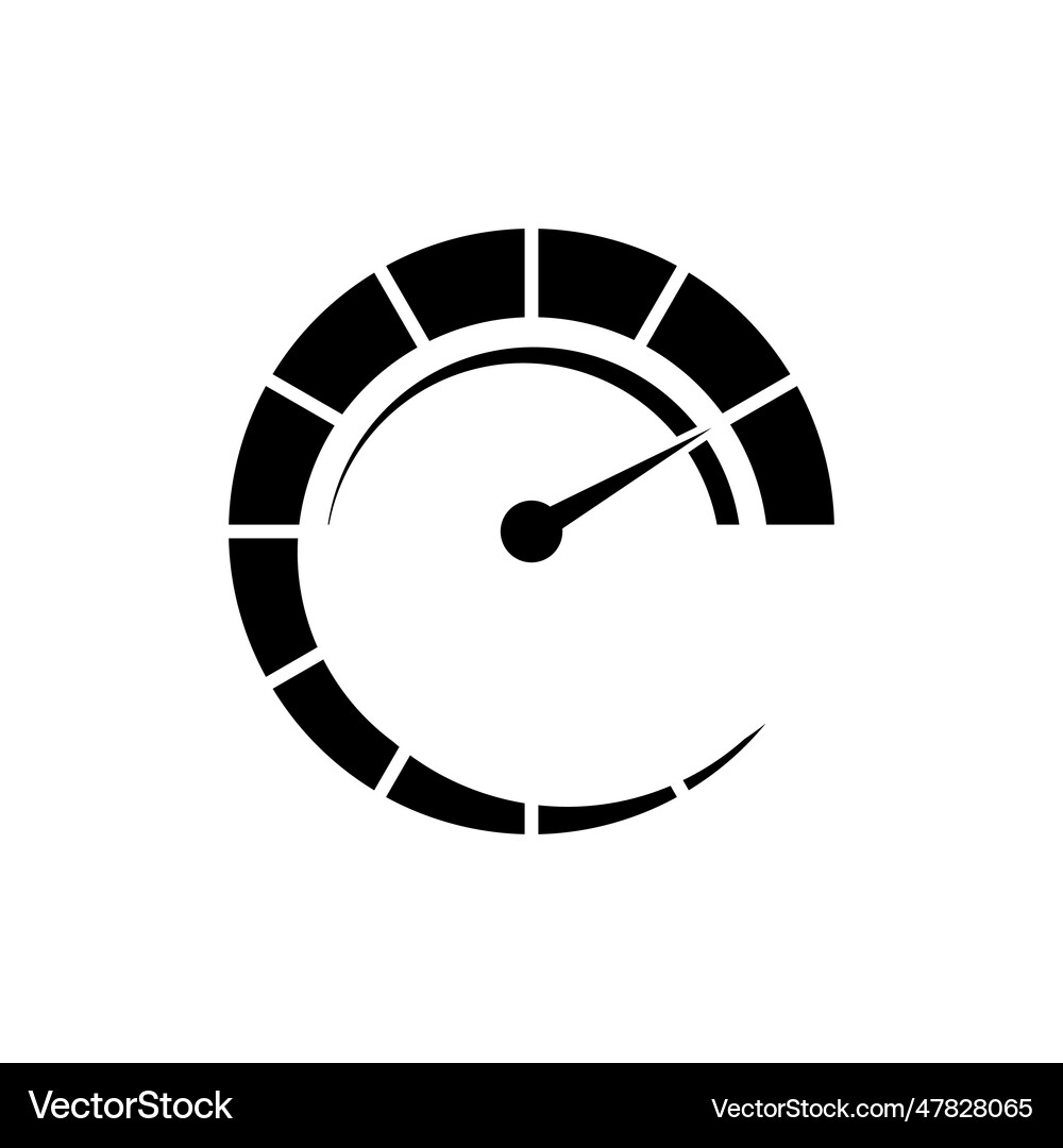 Speed rpm logo design inspiration Royalty Free Vector Image