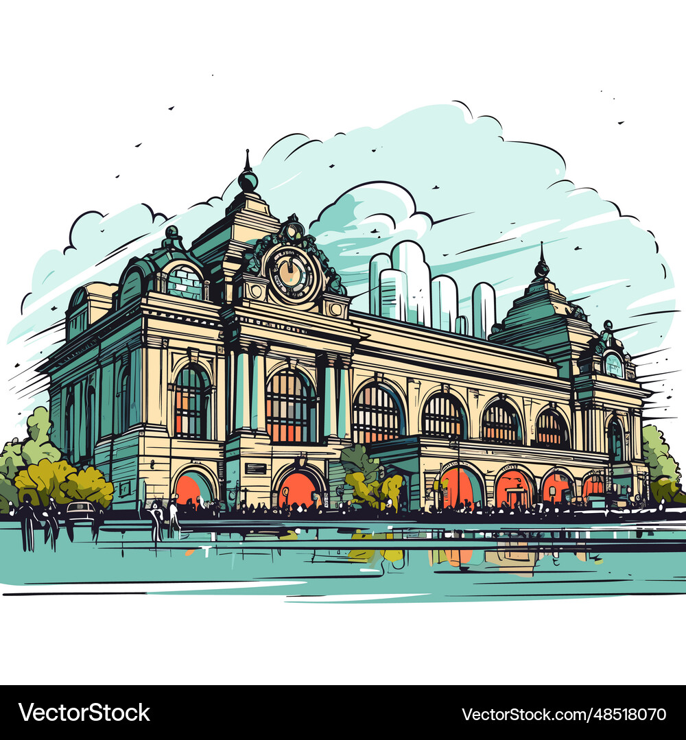 Grand central terminal grand central terminal Vector Image