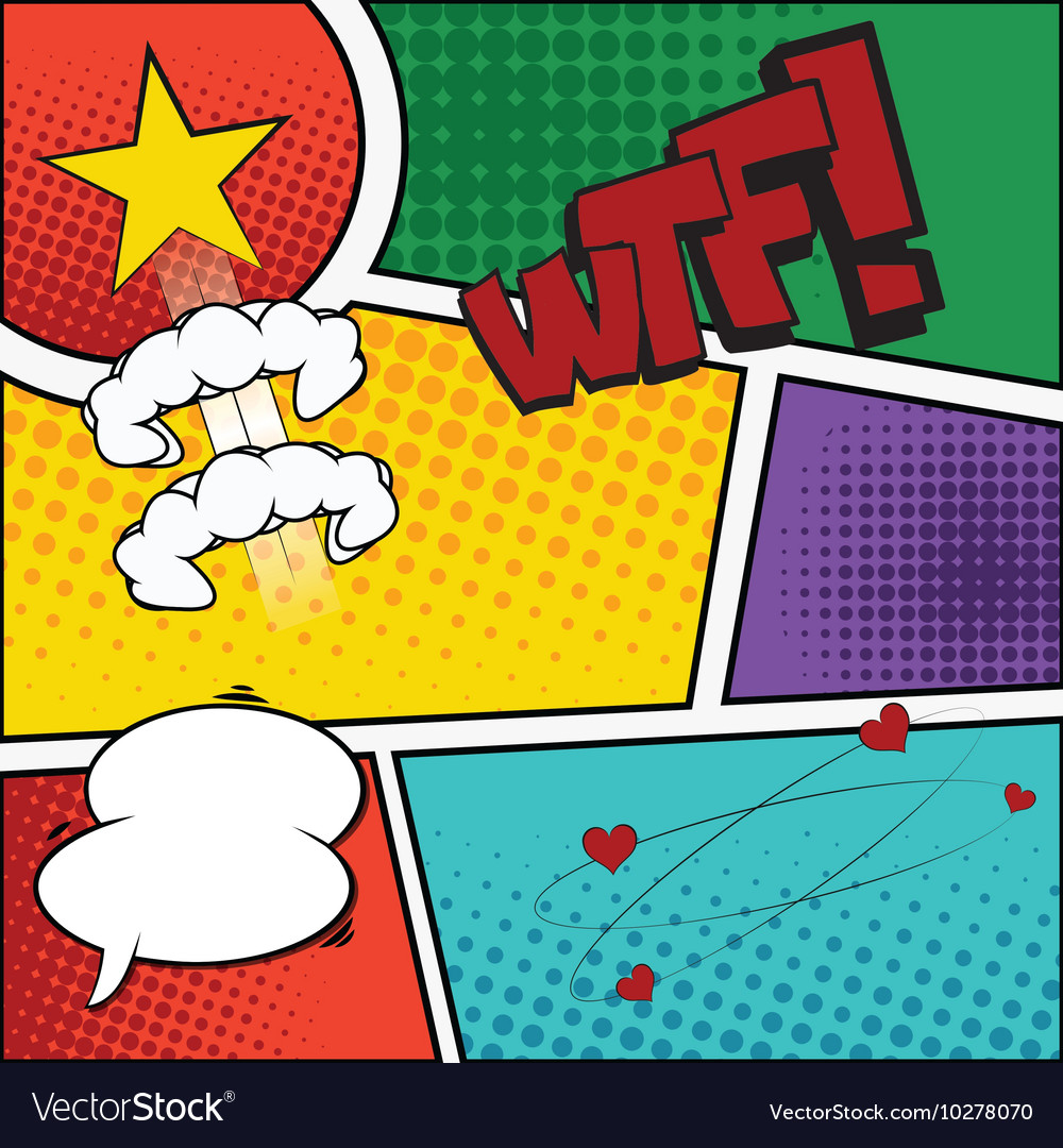 Isolated comic expression Royalty Free Vector Image
