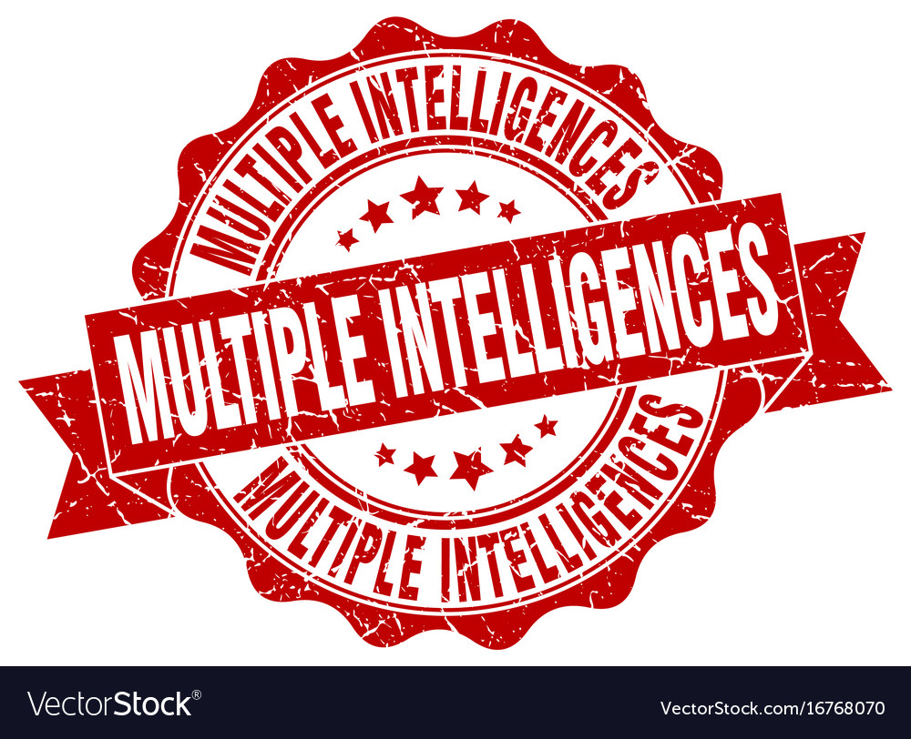 Multiple intelligences stamp sign seal Royalty Free Vector Multiple intelligences stamp sign seal Royalty Free Vector