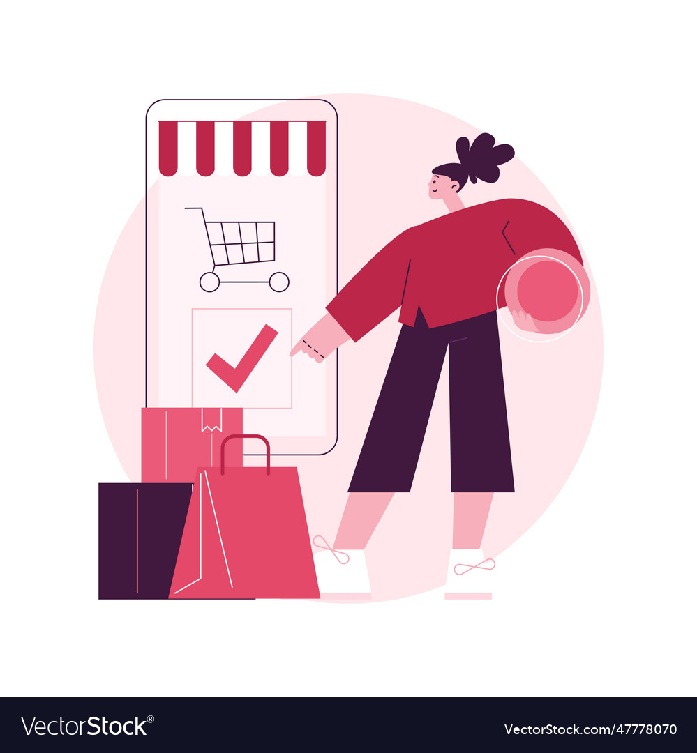 Order processed abstract concept Royalty Free Vector Image Order processed abstract concept Royalty Free Vector Image