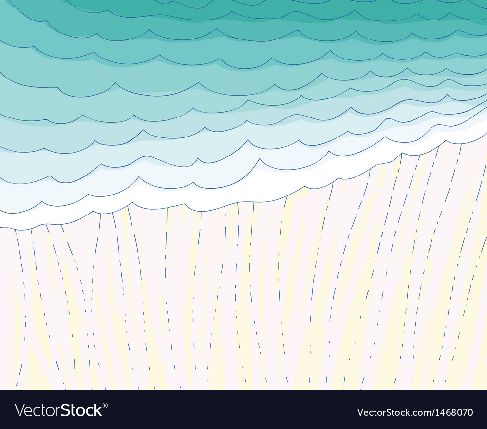 Rain background Royalty Free Vector Image - VectorStock