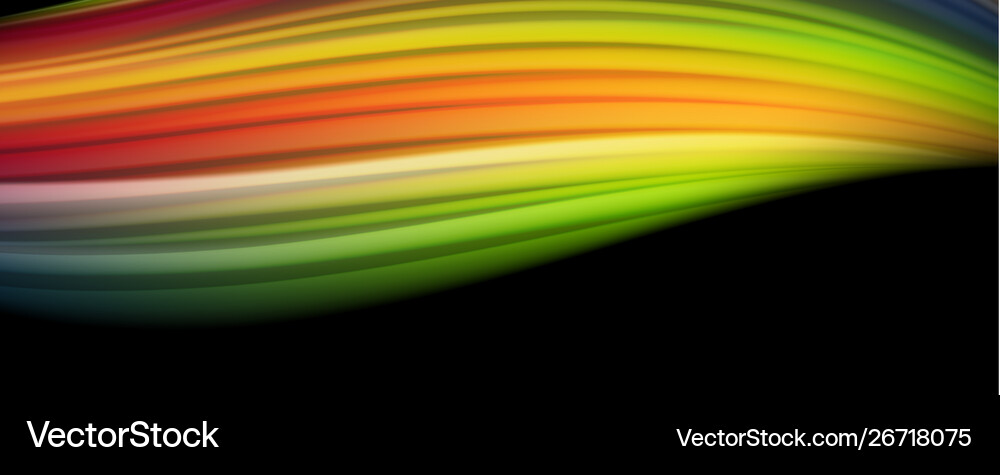 Flowing liquid colors - modern colorful flow Vector Image