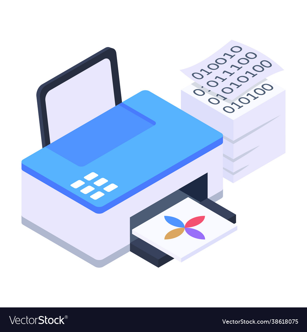 Printer Royalty Free Vector Image - VectorStock
