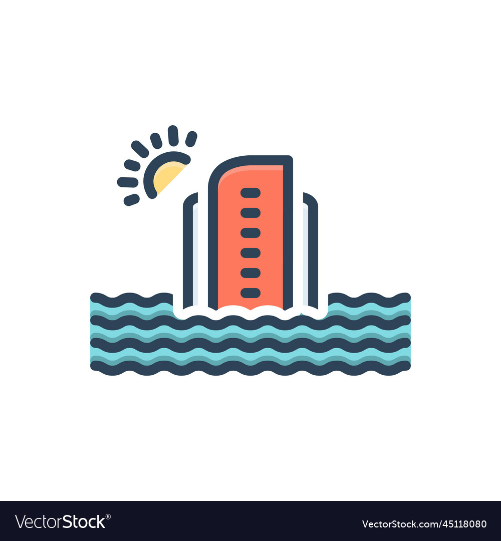 Offshore Royalty Free Vector Image - VectorStock