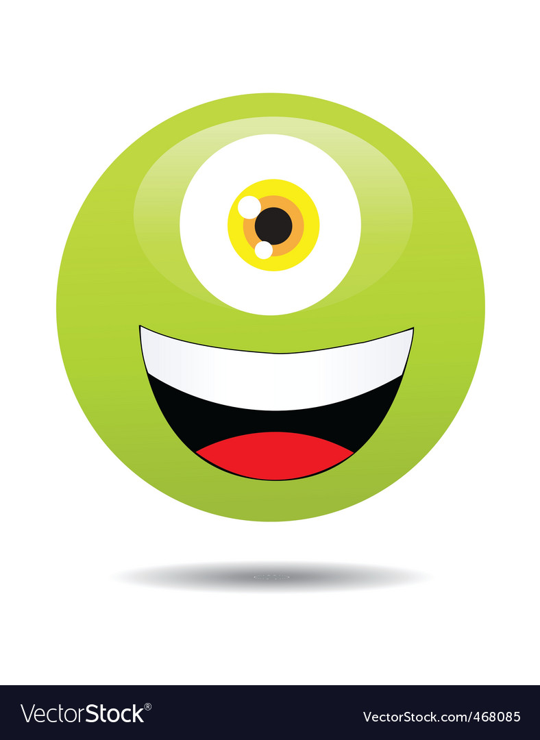 1eye monster Royalty Free Vector Image - VectorStock