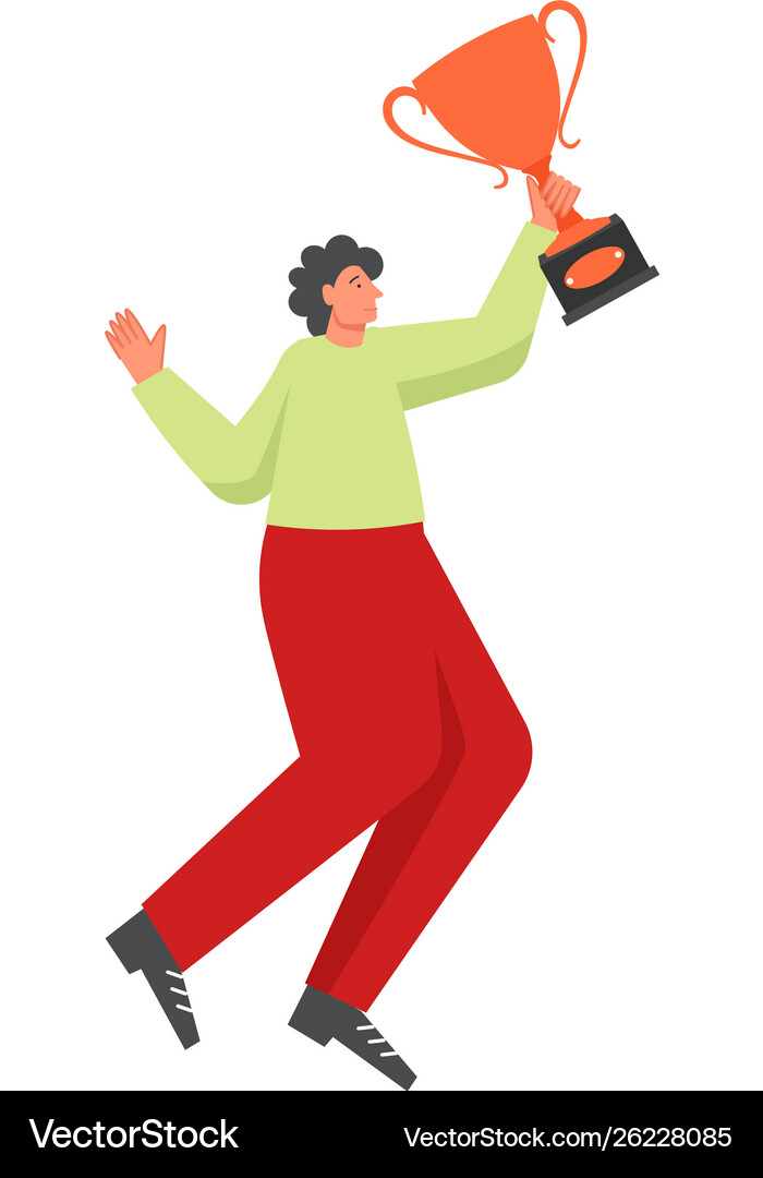 Business success concept flat style design Vector Image