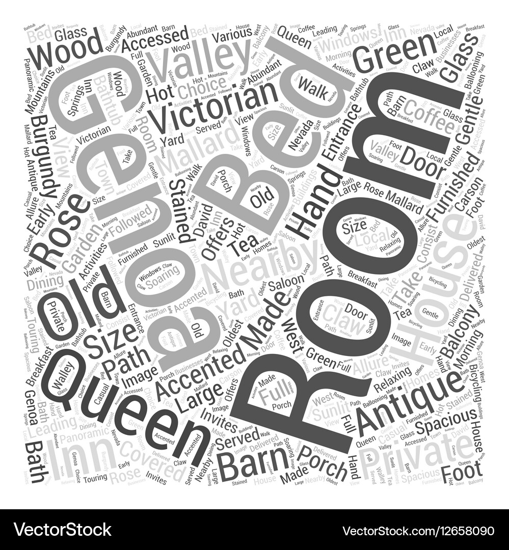 Genoa house inn word cloud concept Royalty Free Vector Image
