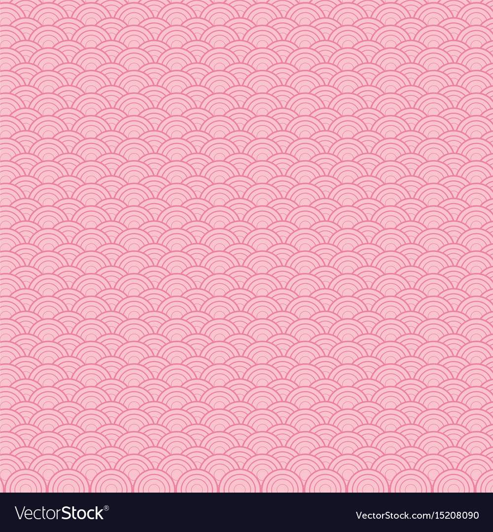 Pink seamless pattern decoration round abstract Vector Image
