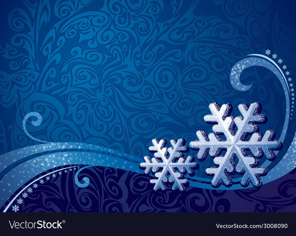 Winter background Royalty Free Vector Image - VectorStock