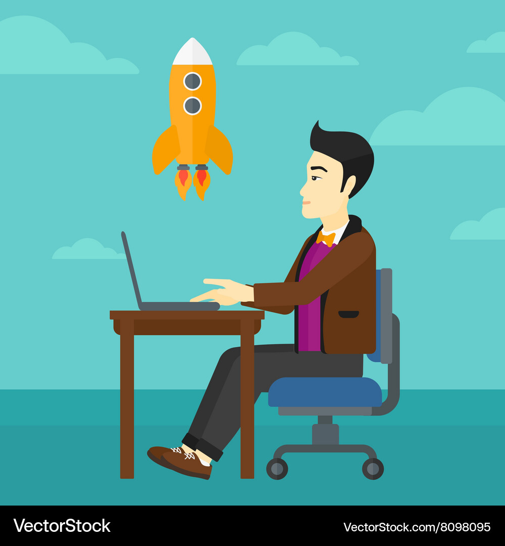 Business start up Royalty Free Vector Image - VectorStock