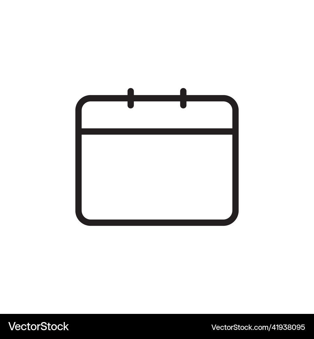 Date icon sign symbol logo Royalty Free Vector Image