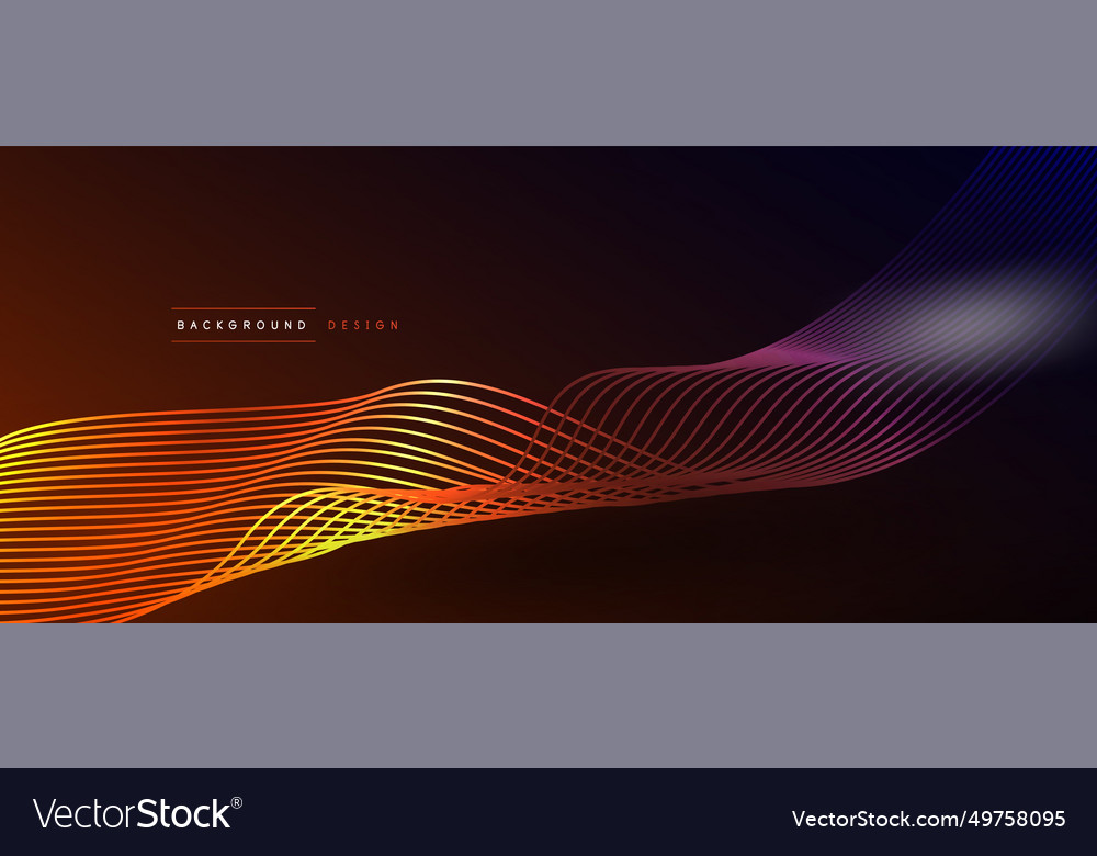 Dynamic wave geometric design Royalty Free Vector Image