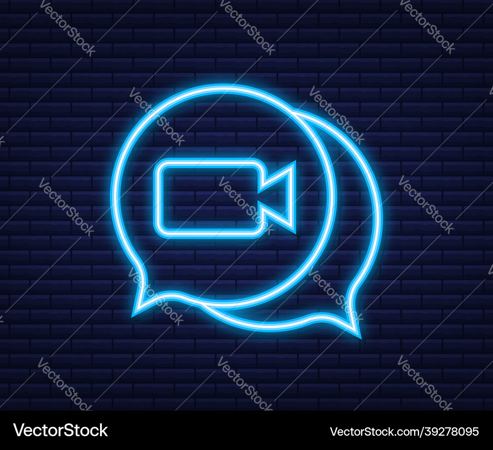 Incoming video call on laptop Royalty Free Vector Image