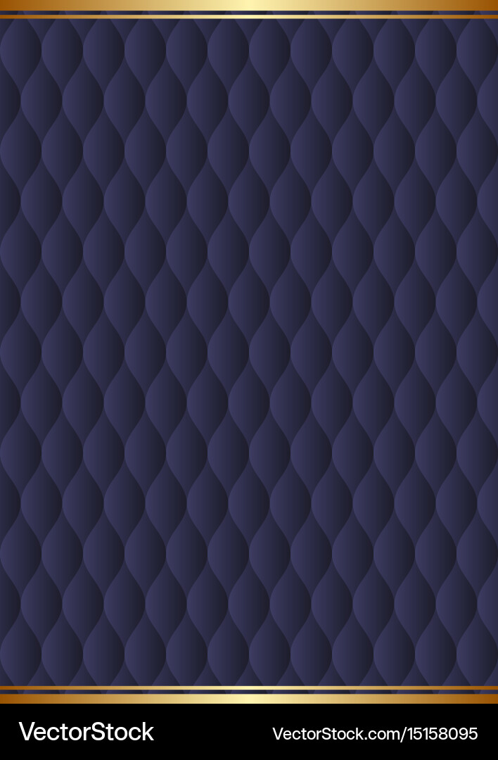 Navy blue background with decorative pattern Vector Image