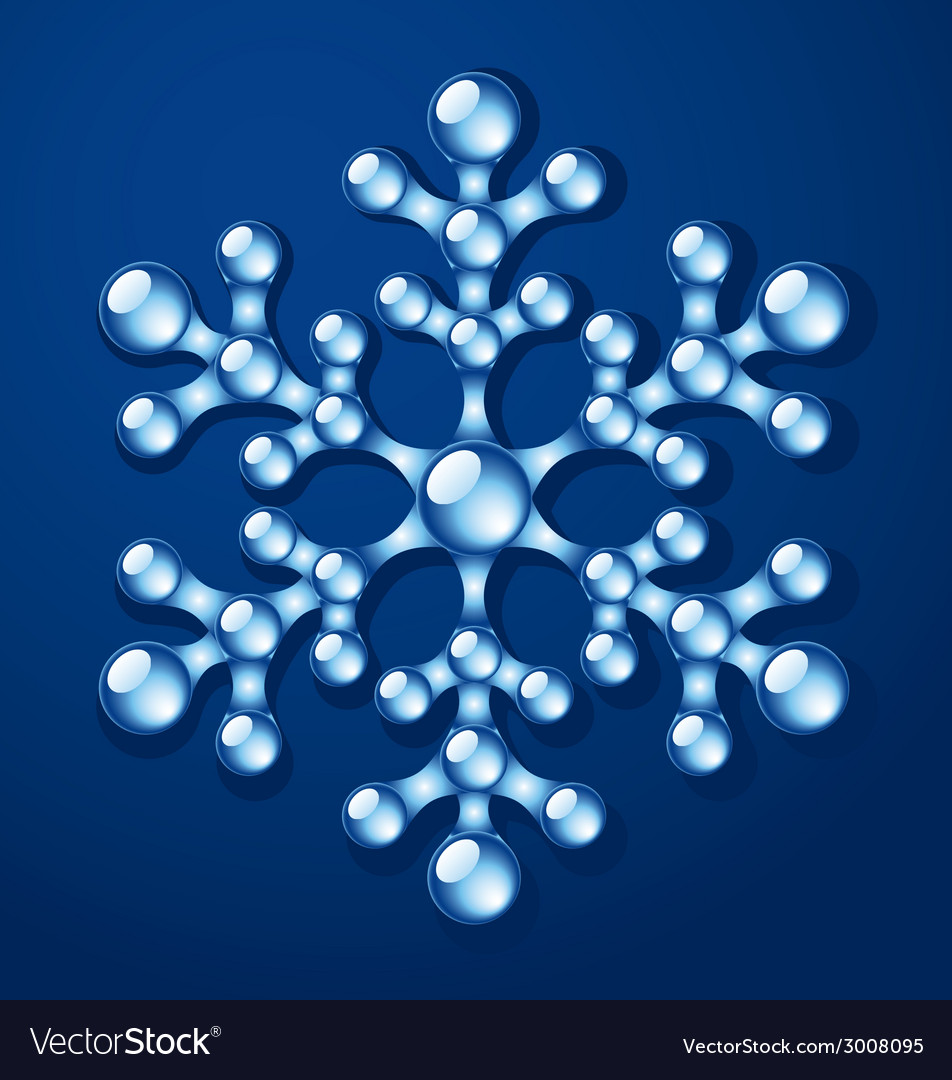 Snowflake Royalty Free Vector Image - VectorStock
