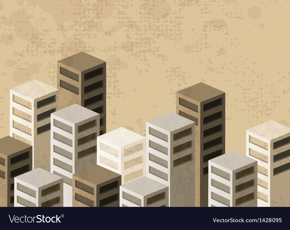Vintage isometry Royalty Free Vector Image - VectorStock Vintage isometry Royalty Free Vector Image - VectorStock