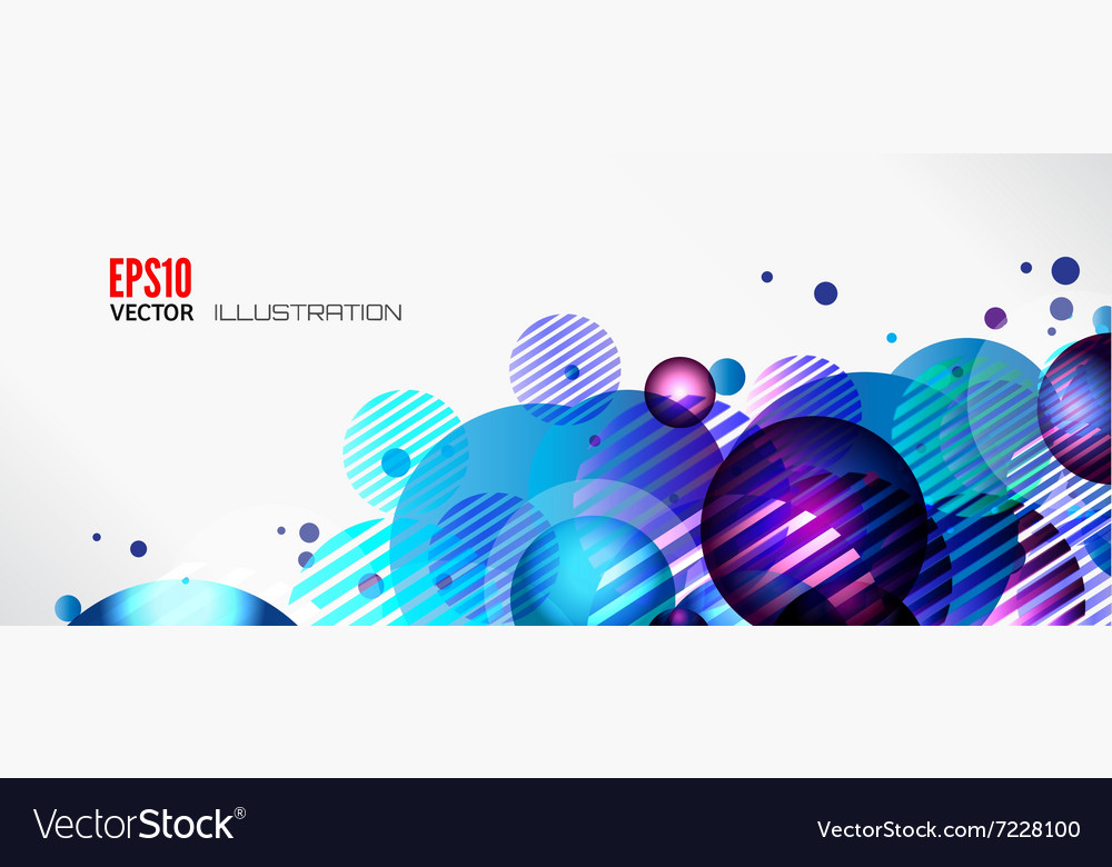 Abstract background with round elements Royalty Free Vector