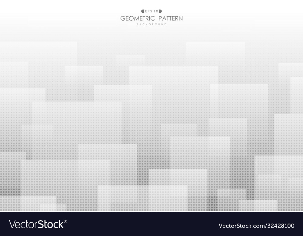 Abstract square pattern artwork technology Vector Image