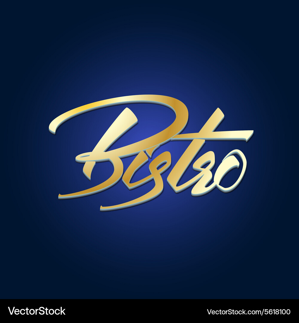 Bistro badges logos and labels for any use Vector Image