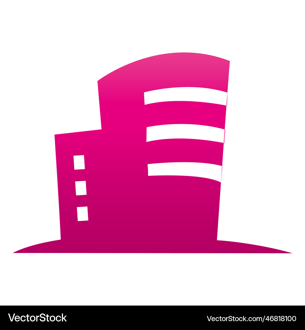 Buildings real estate icon Royalty Free Vector Image