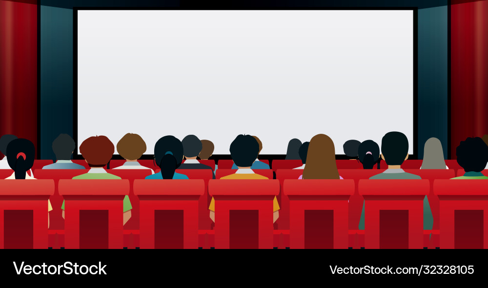 Movie theaters Royalty Free Vector Image - VectorStock