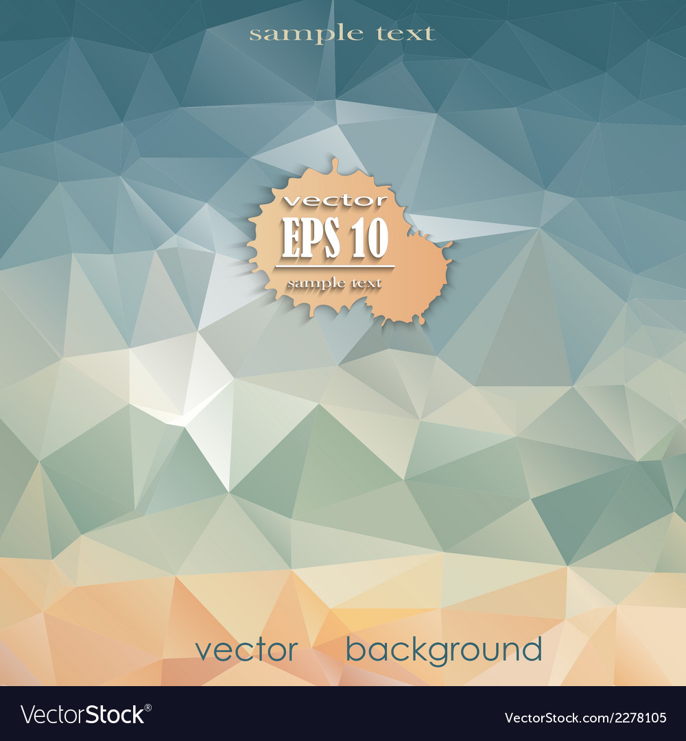 Polygonal pattern Royalty Free Vector Image - VectorStock