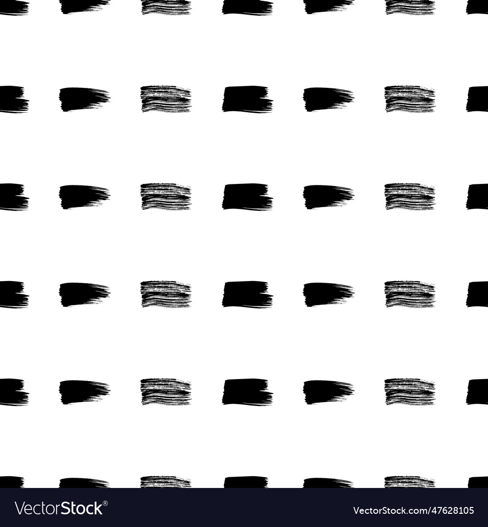 Seamless pattern with hand drawn scribble smears Vector Image