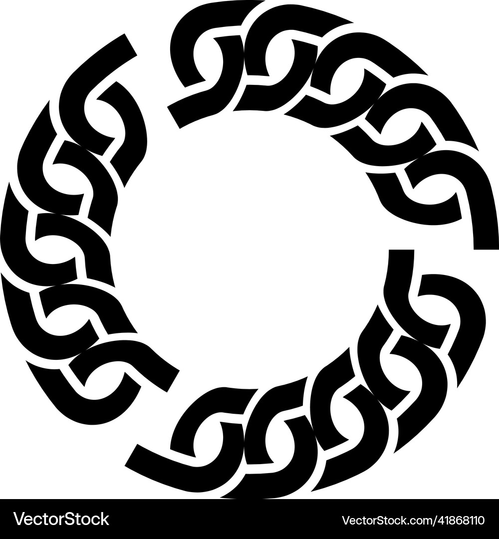 Business corporate chain logo Royalty Free Vector Image