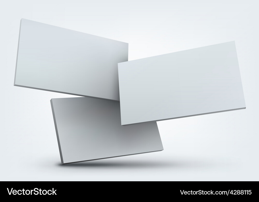 Abstract 3d with place Royalty Free Vector Image