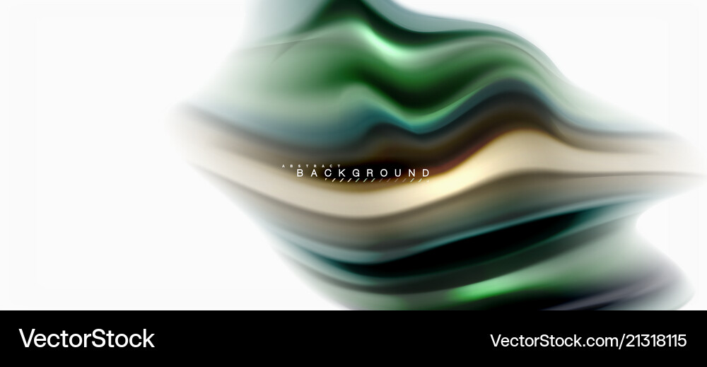 Fluid liquid mixing colors concept on light grey Vector Image