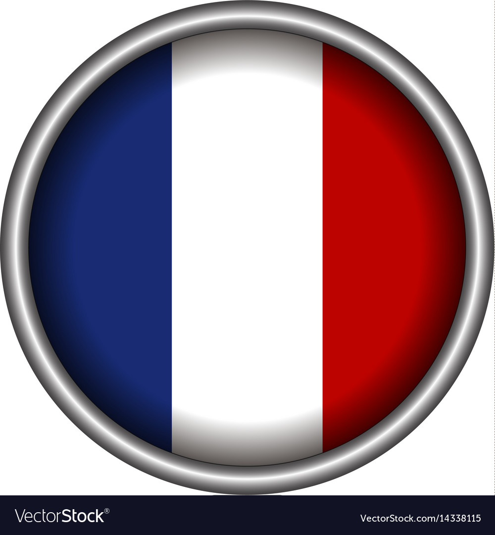 Isolated french flag Royalty Free Vector Image