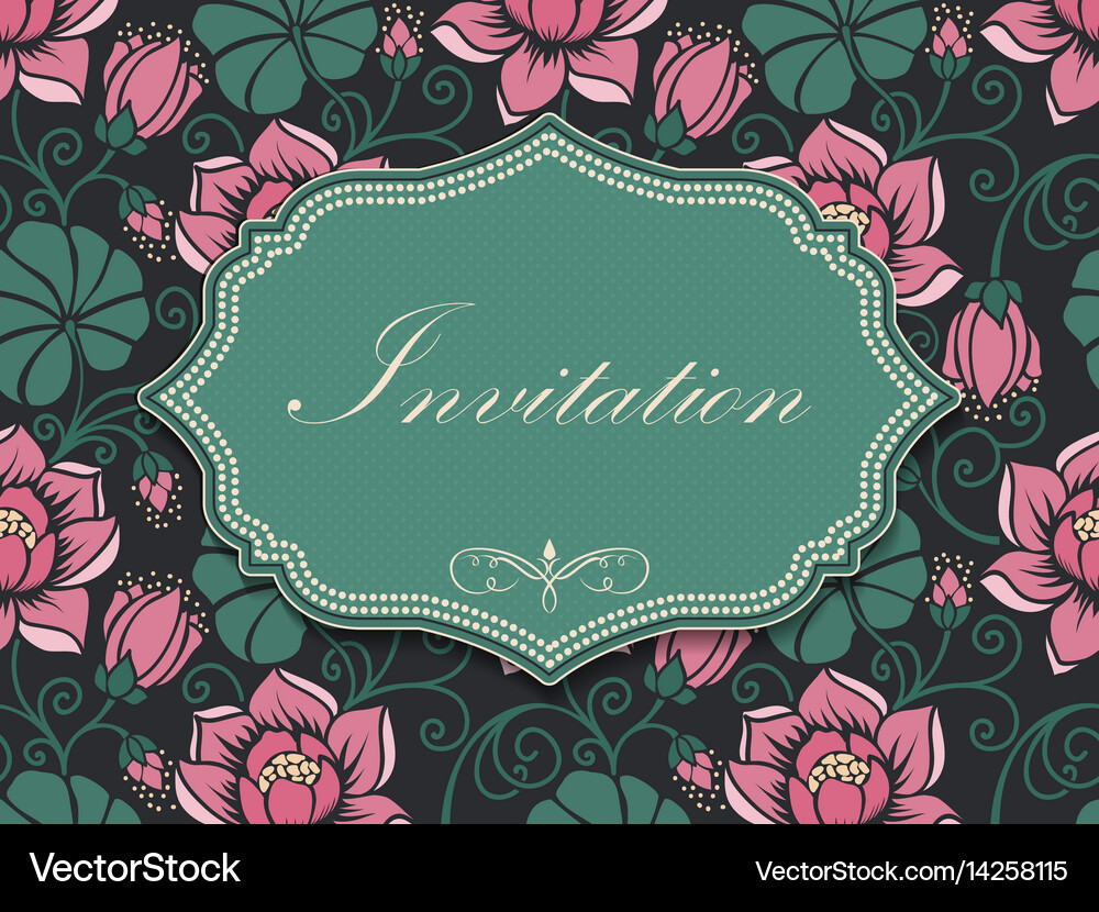 Wedding invitation and announcement Royalty Free Vector