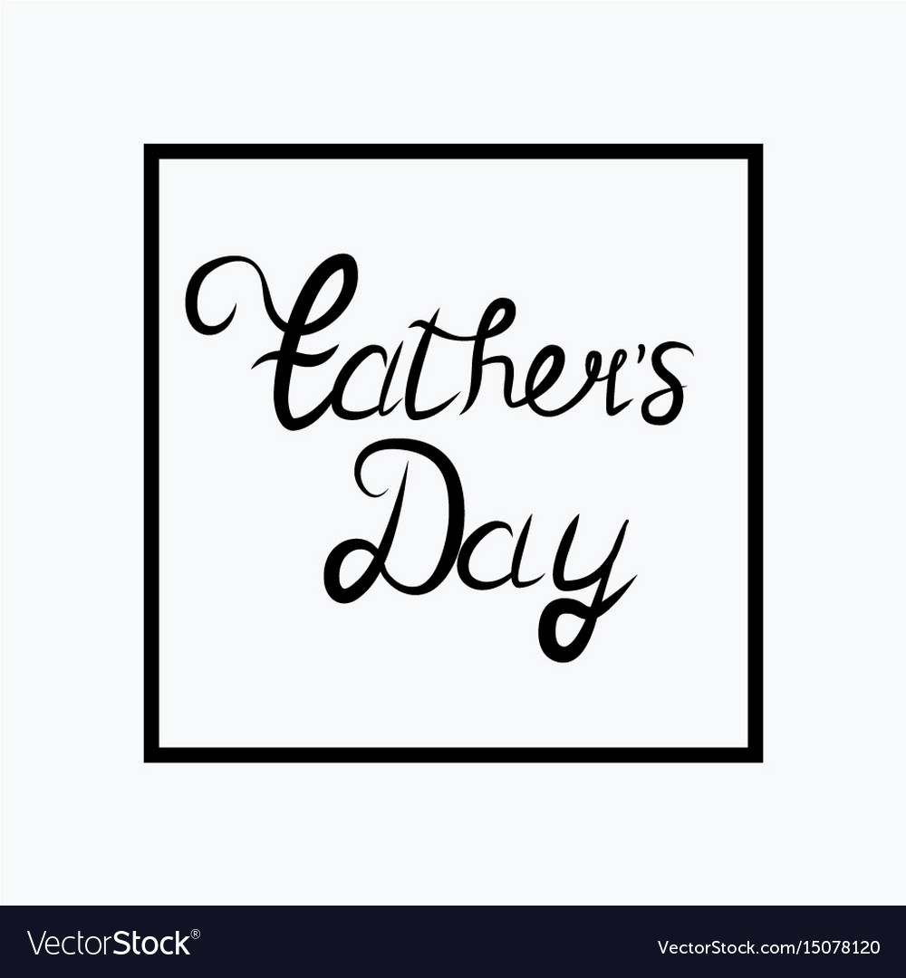 Happy Fathers Dayhappy Day Card Royalty Free Vector Image
