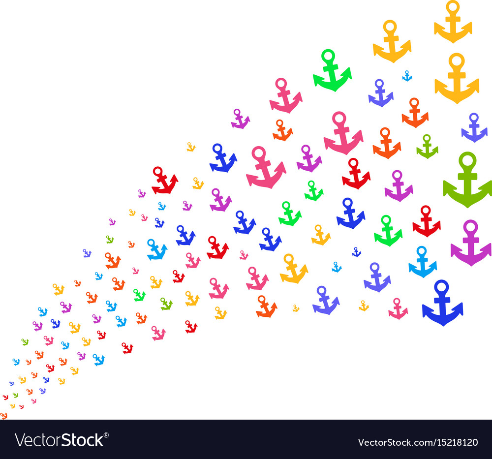 Source stream anchor Royalty Free Vector Image