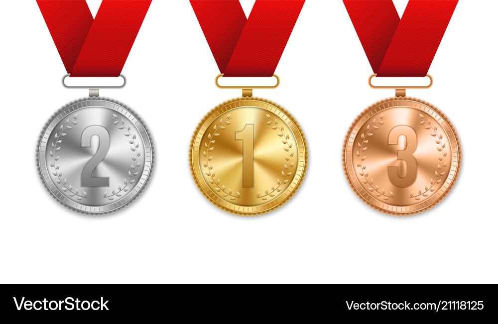 Creative of realistic gold Royalty Free Vector Image