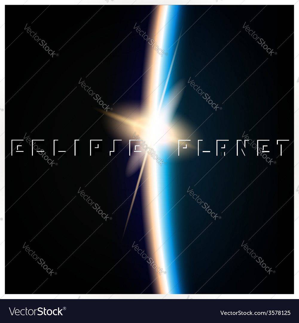 Eclipse Royalty Free Vector Image - VectorStock