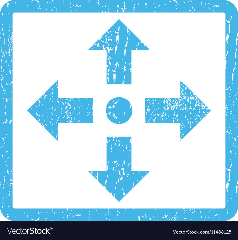 Expand arrows icon rubber stamp Royalty Free Vector Image Expand arrows icon rubber stamp Royalty Free Vector Image