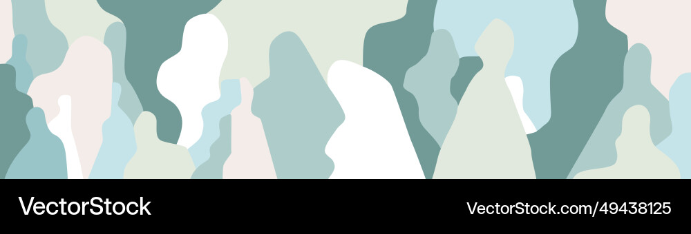 Group of people abstract Royalty Free Vector Image