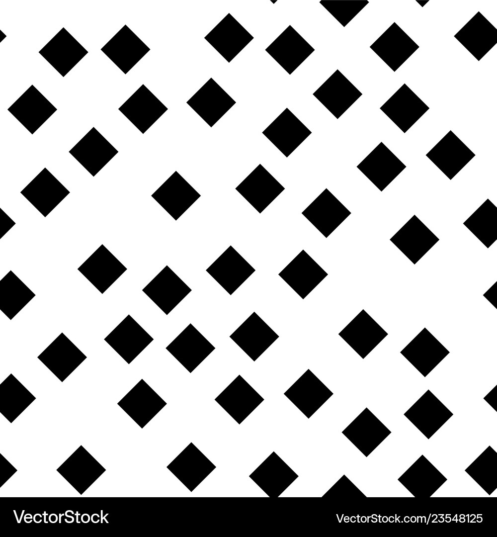 Seamless abstract geometric pattern of black Vector Image