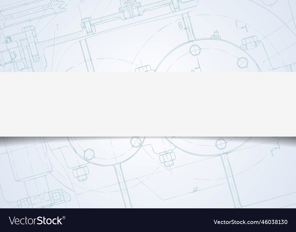 Abstract tech drawing background Royalty Free Vector Image