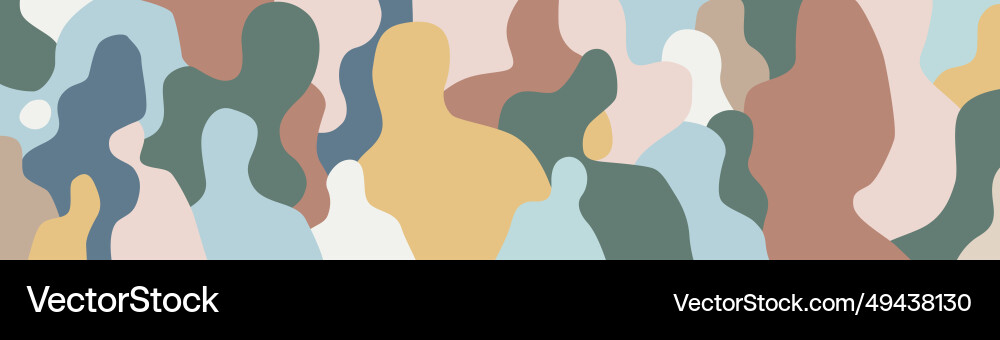 Group of people abstract Royalty Free Vector Image